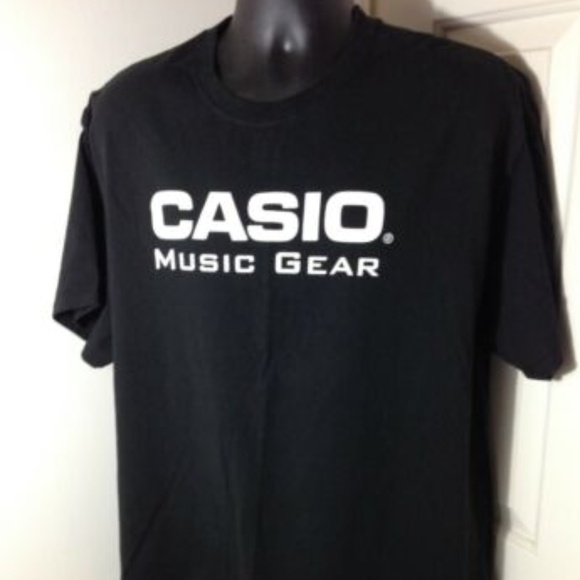 Casio | Shirts | Vintage Casio Music Gear T Shirt Calculator Watch ...